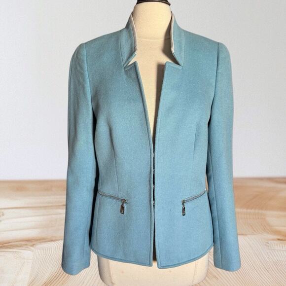 Basler | Jackets & Coats | Euc Basler Eu 38 Light Blue Blazer | Poshmark